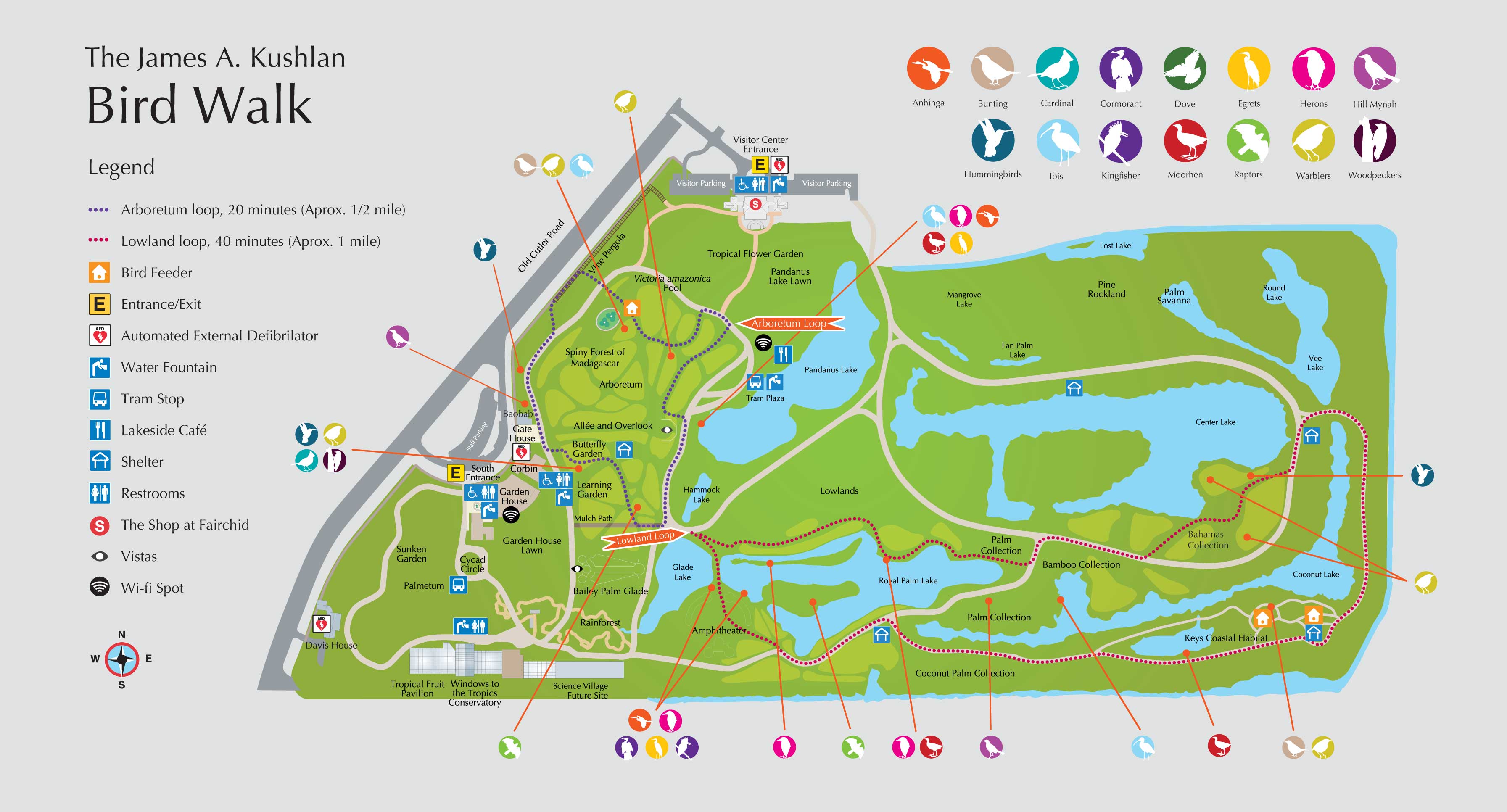 Great Florida Birding Trail Map Best Bird Watching Trails In St. Cloud